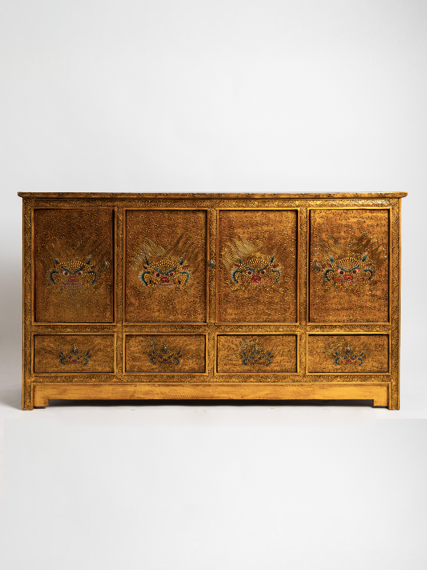 CHEPPU HANDMADE CABINET - GOLD – Junekeri